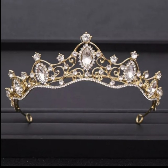 Accessories | Gold Princess Tiara For Bridal Or Costume | Poshmark